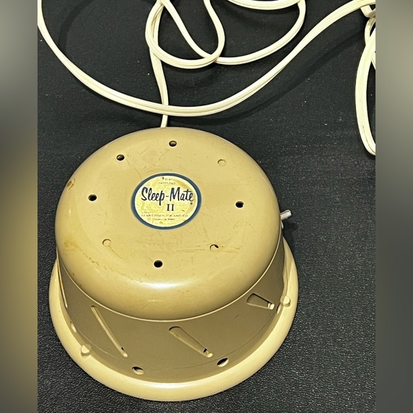 Sleep Mate | Other | Vintage Sleepmate Ii Sound Machine 2 Speed White Noise Sears Roebuck Co ...